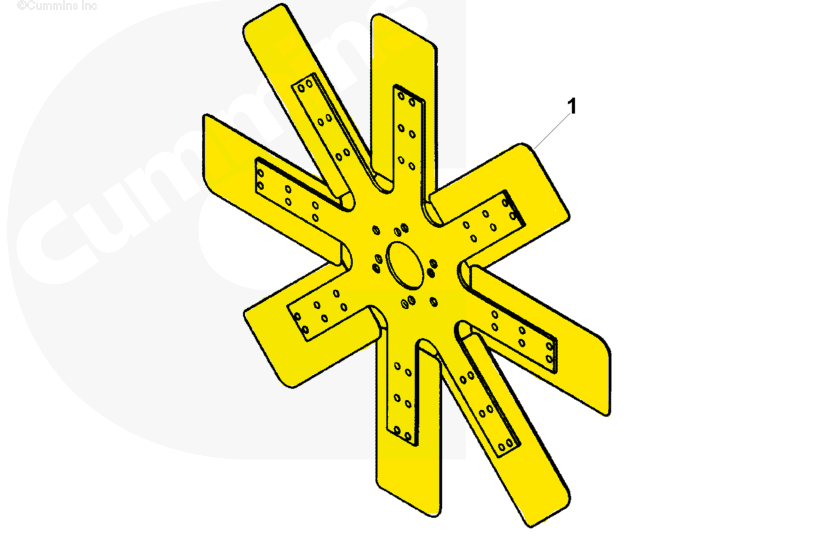 Mfr. Part Number: 212678 by Cummins Onan® Engine Fan