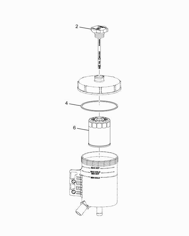 International® - PN: 4043005C91 - Power Steering Pump Reservoir