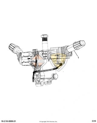 PN 4063125C5 International® Electronic Control Universal Stalk Shifter