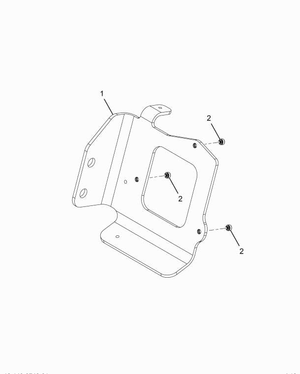 International® - PN: 6135276C2 - PTO Module Support Bracket Assembly