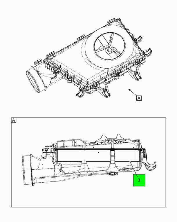 OEM International® - Part Number: 2522414C91 - Filter Element