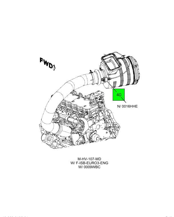 Mfr. Part Number: 3945688C1 by International® Restriction Indicator