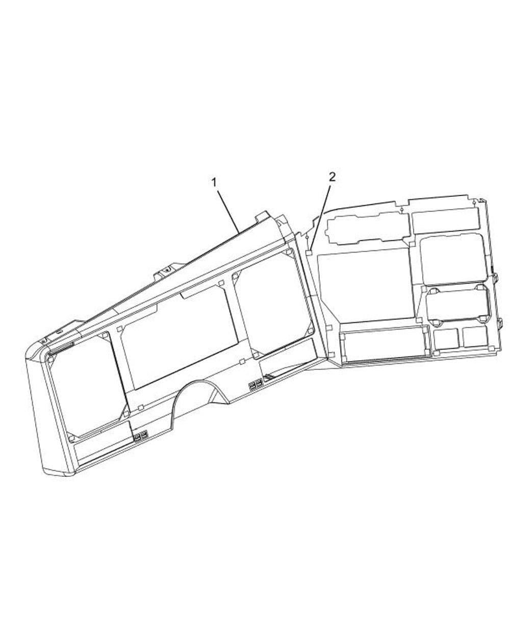 P/N: 3562568C92 - Manufactured by International® Instrument Panel Lh