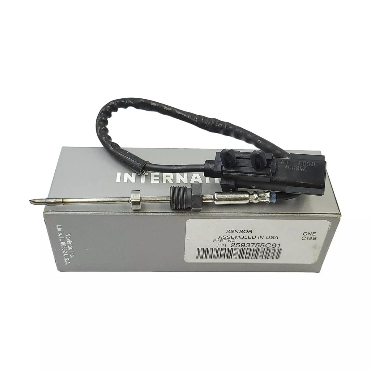 OEM International® - P/N: 2593755C92 - Exhaust Sensor Gas Temperature