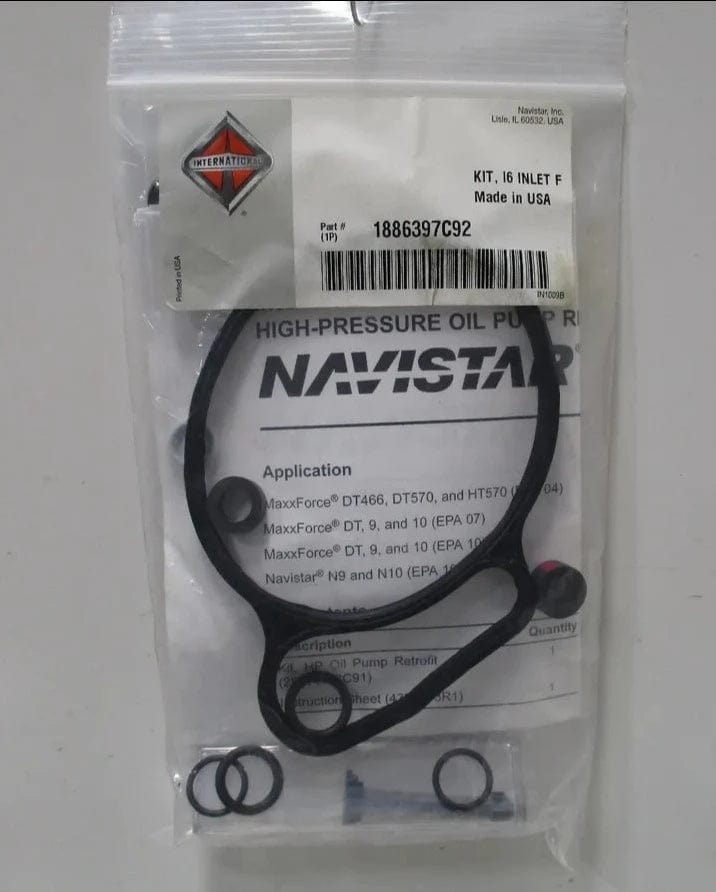 1886397C92 | OEM International® High Pressure Pump Inlet Filter Kit
