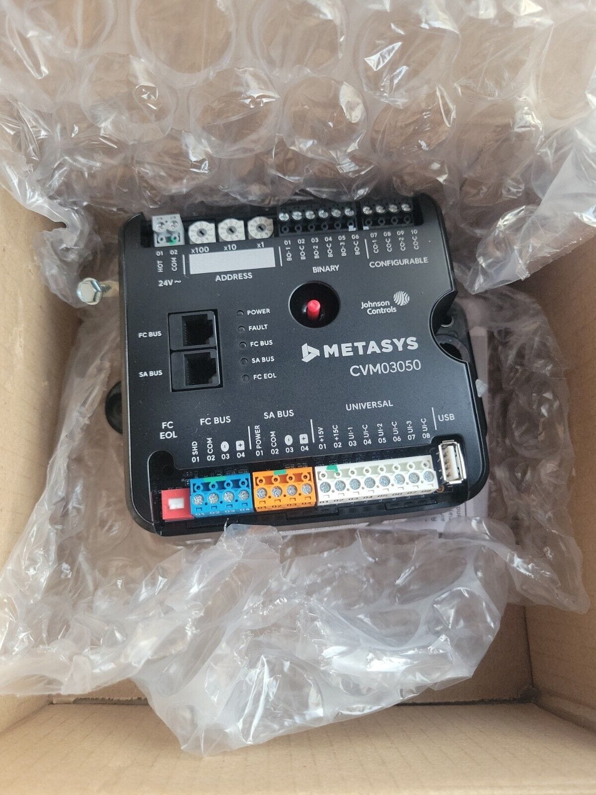 P/N: M4-CVM03050 | Genuine Johnson Controls® VAV Box Controller 8 Poin