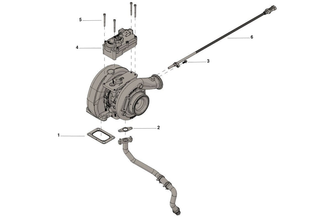 4352317 | Genuine Cummins® Turbocharger Kit 15L For ISX/QSX