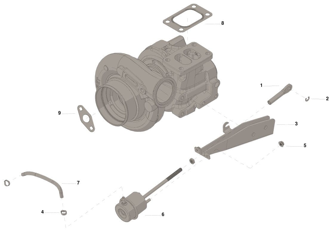 2881753 | Genuine Cummins® Turbocharger HX40W 8.9L