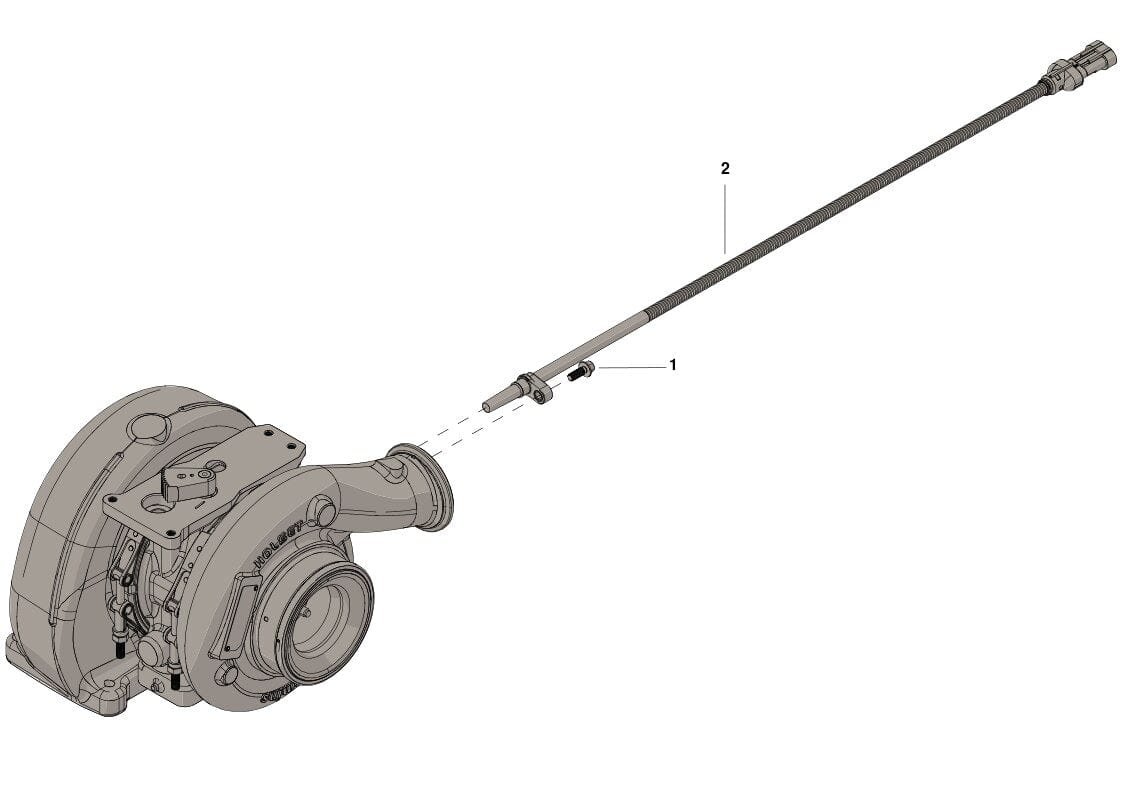 By Cummins® - Mfr. P/N: 4309133 - VGT Short Turbocharger Kit HE431VE