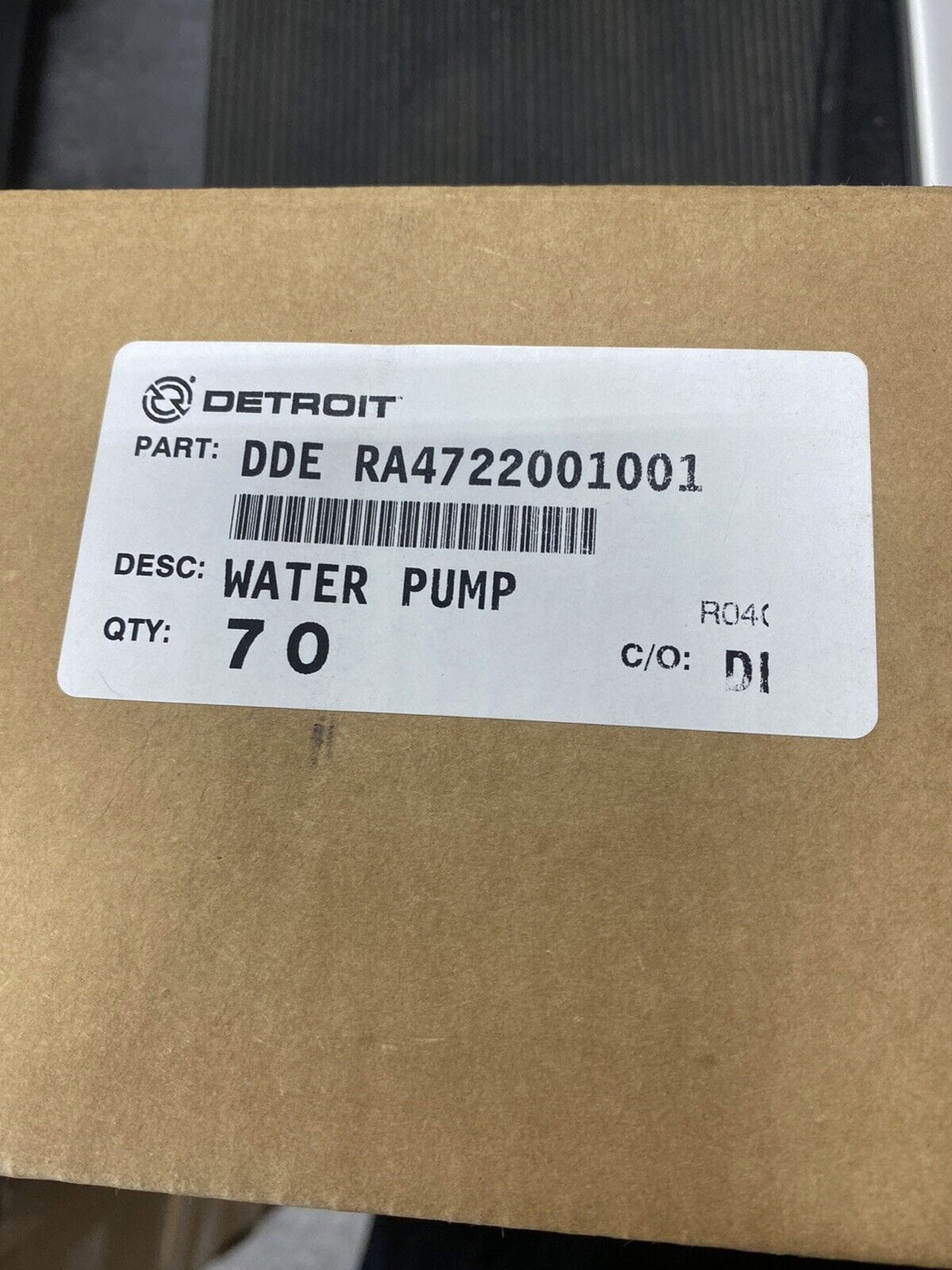 A4722001001 | Genuine Detroit Diesel® Water Pump for Freightliner